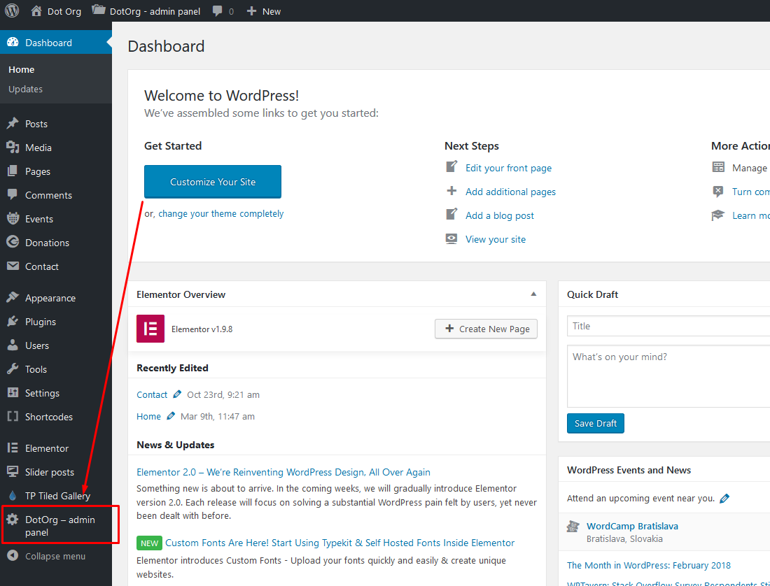 DotOrg - Documentation